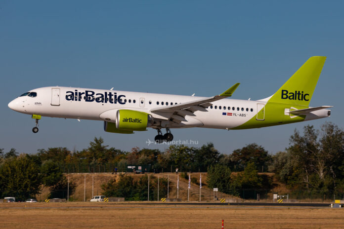 Le kellett selejtezni az Air Baltic egyik Airbus A220-300-asát